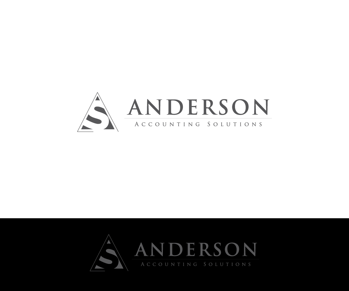 Bold, Serious, Accounting Logo Design for Anderson Accounting Solutions ...