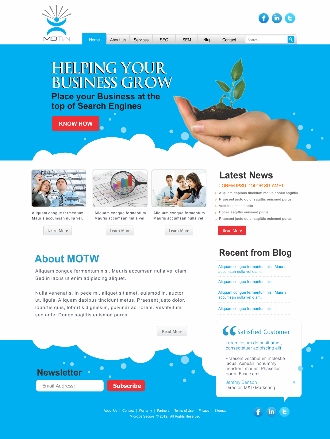 Modern, Professional, Marketing Wordpress Design for a Company by ...