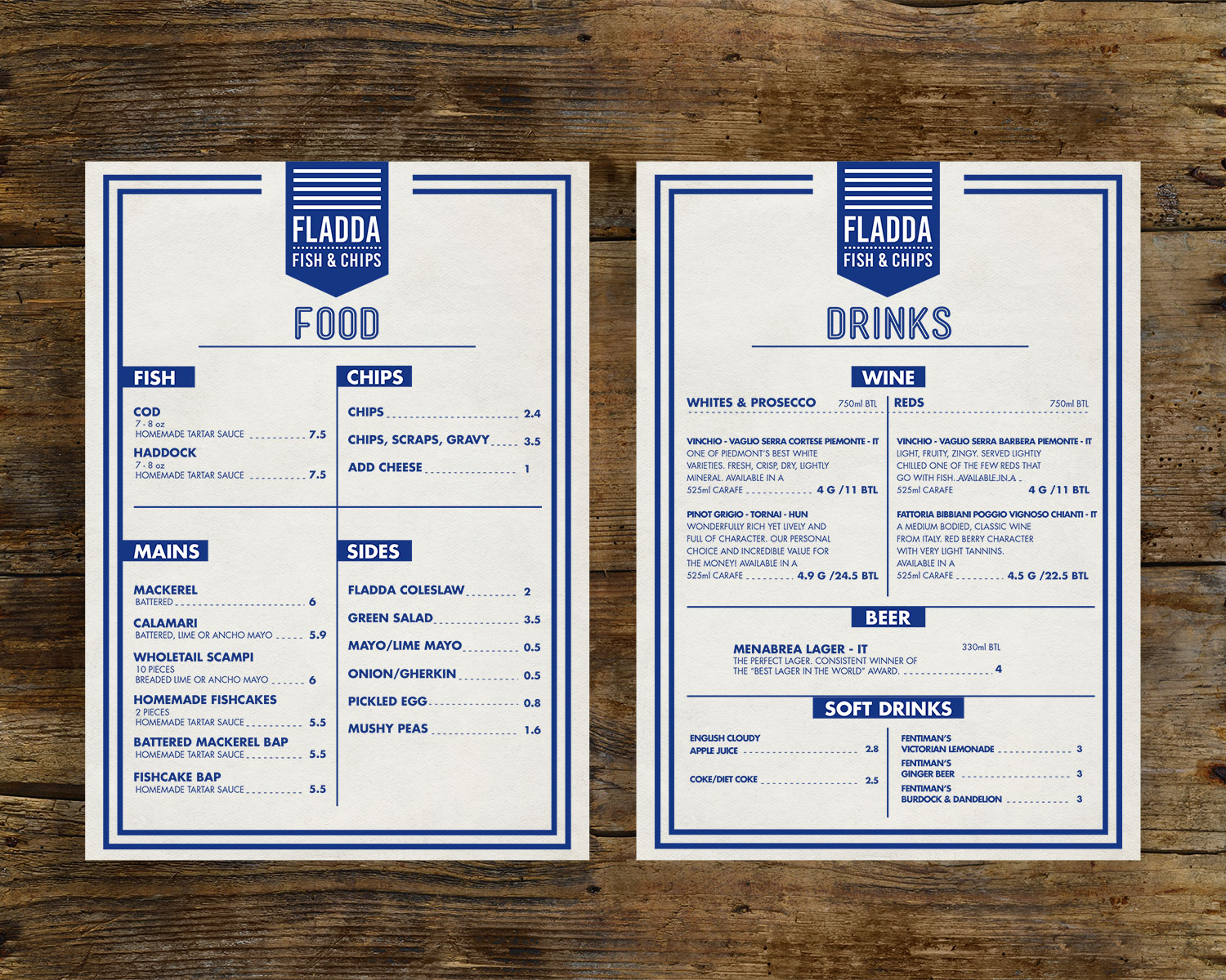 Conservative, Bold, Restaurant Menu Design for a Company by M.A.D. Co ...