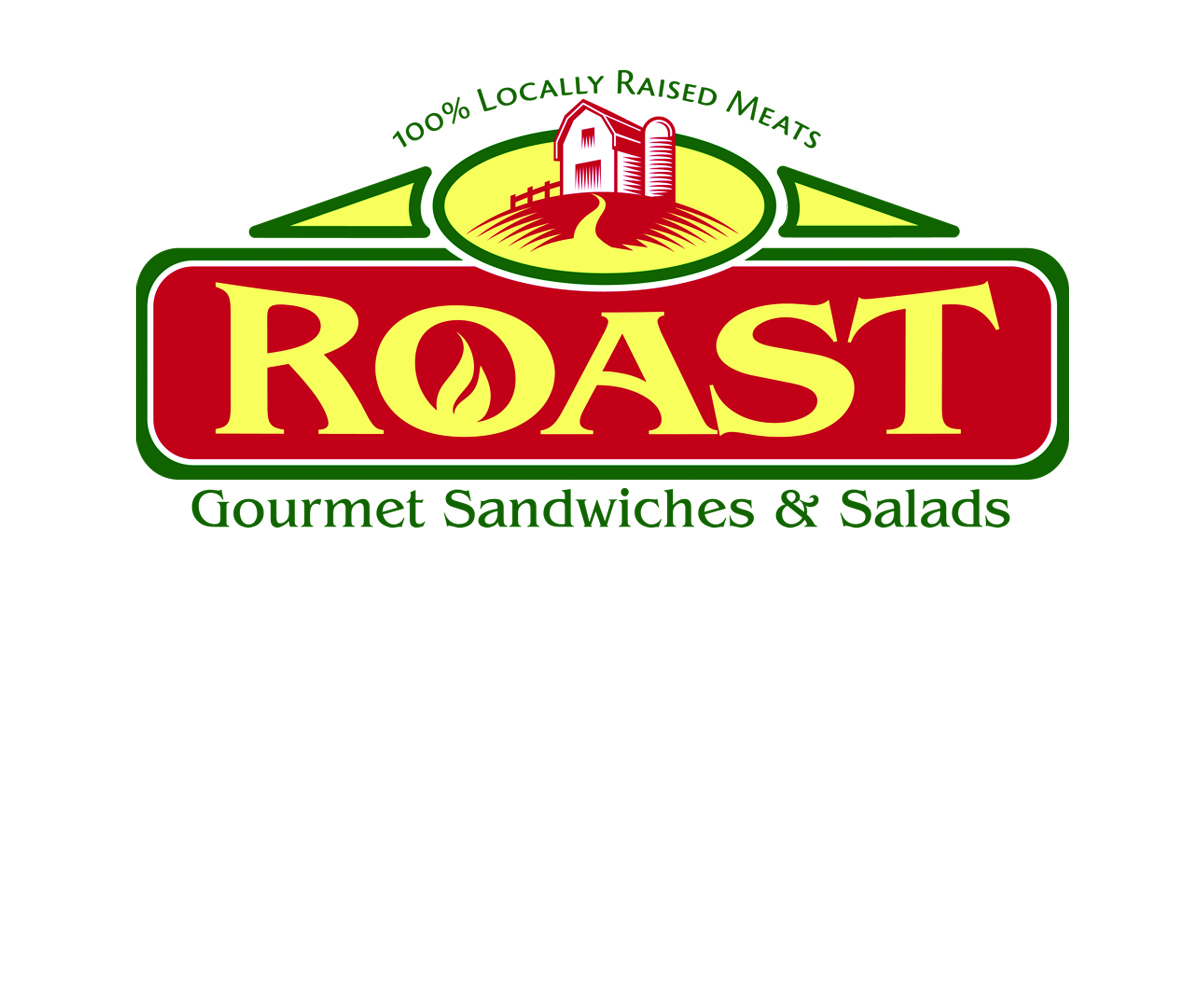 Playful, Colorful, Restaurant Logo Design for Roast and then below the ...