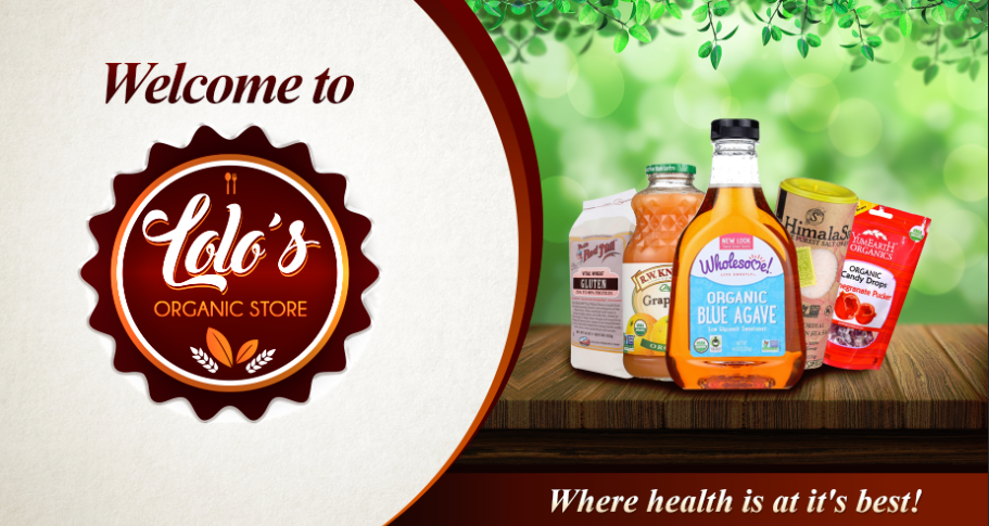 Store Logo Design for Lolo's Organic Store by Carlos Alba D. | Design ...