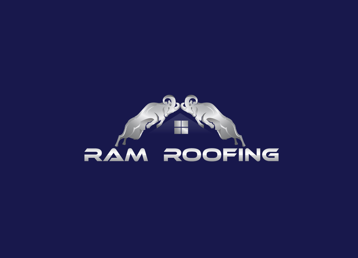 Masculine, Bold, Construction Logo Design for Ram Roofing by creative.bugs | Design #15771962