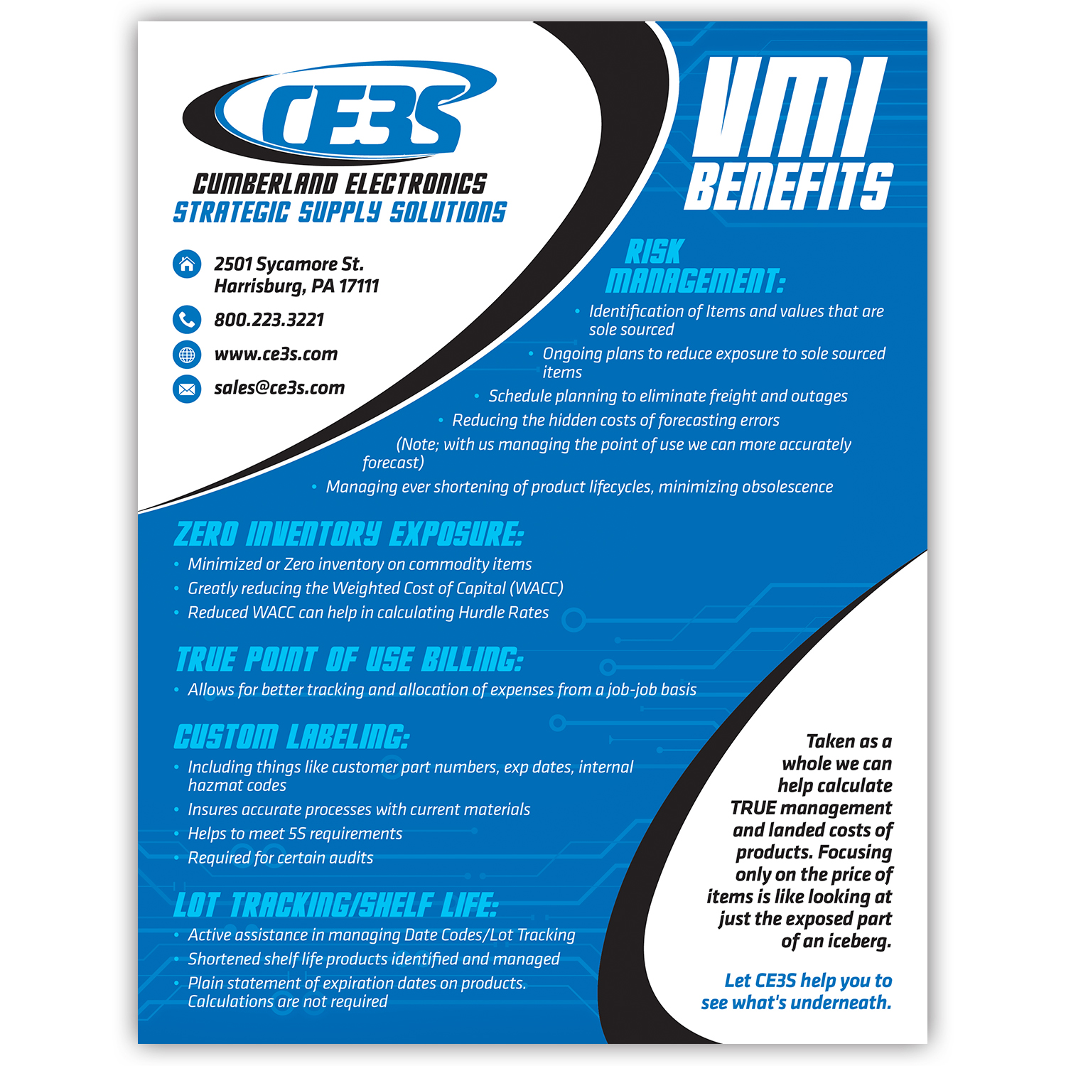 Elegant, Playful, Electronics Flyer Design for Cumberland Electronics ...