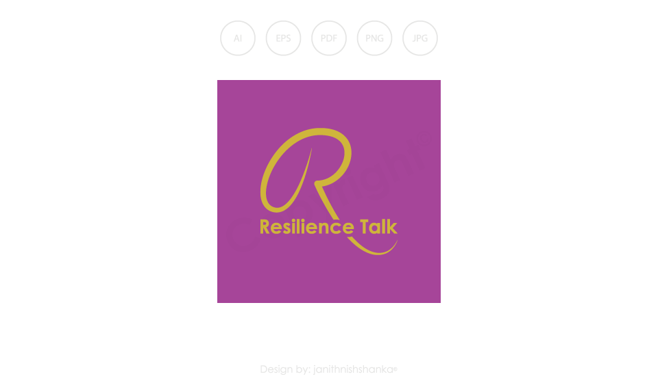 Bold, Modern, Education Logo Design for Resilient Talk (in that order ...