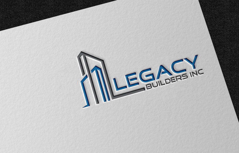 Elegant, Playful, Construction Logo Design for Legacy Builders Inc. by ...