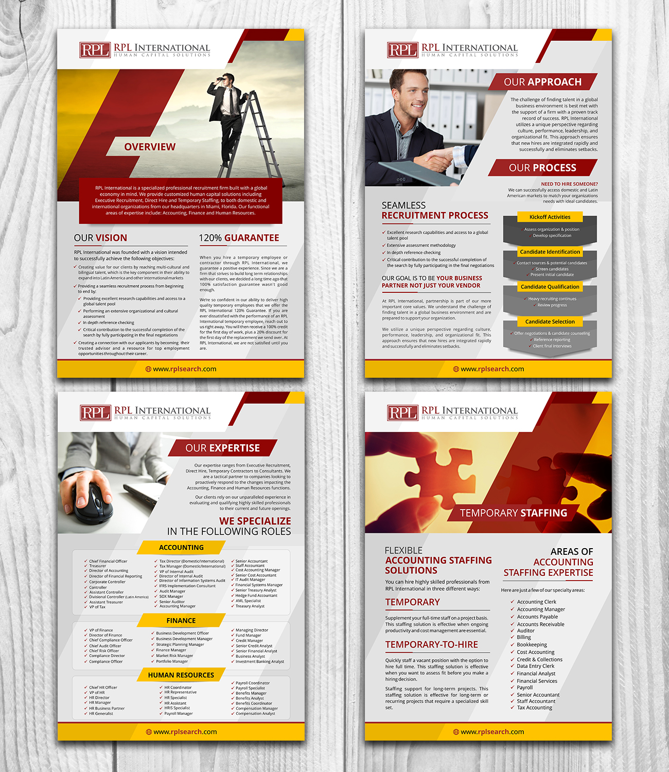 Serious, Modern, Recruitment Brochure Design for a Company by ecorokerz | Design #15838515
