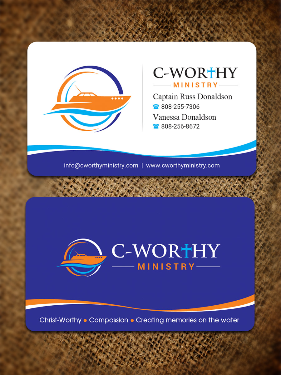 Personable, Elegant, Ministry Business Card Design for Seaworthy ...