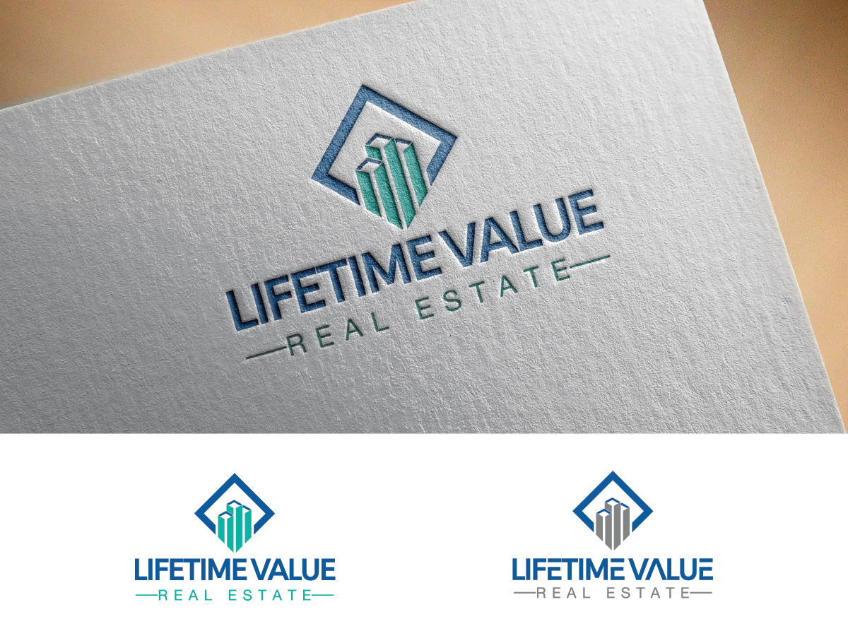 Professional, Upmarket, Real Estate Logo Design for Lifetime Value ...