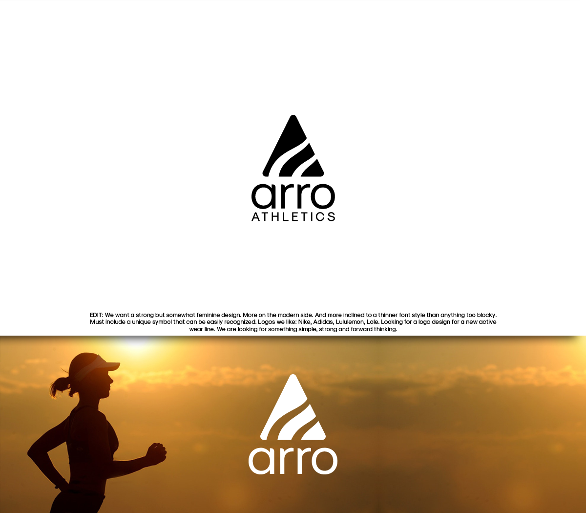 Playful, Modern Logo Design for Arro Athletics by GBDESIGN | Design ...
