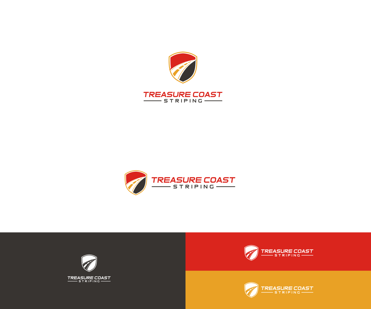 Bold, Modern, Paint Logo Design for Treasure Coast Striping by ...