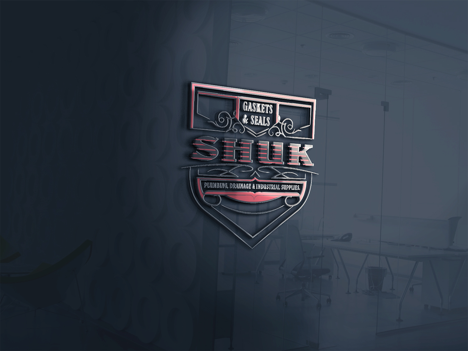 Bold, Serious Logo Design for SHUK. GASKETS & SEALS. PLUMBING, DRAINAGE ...