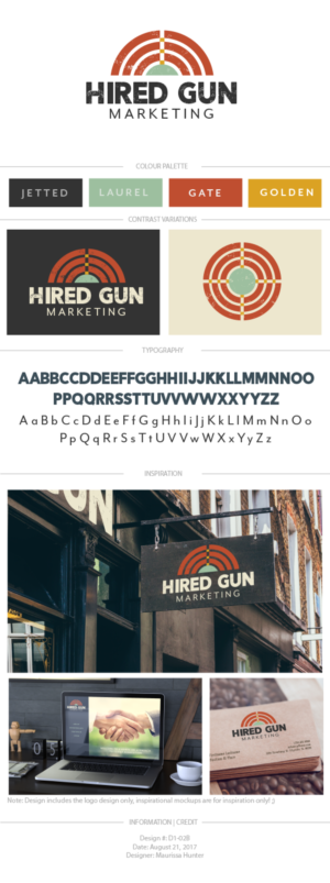HGM Logo | 7 Logo Designs for Hired Gun Marketing