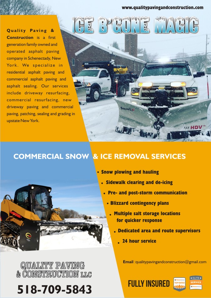 Upmarket, Bold, Snow Removal Flyer Design for Bumpys Polar Freeze, Inc ...