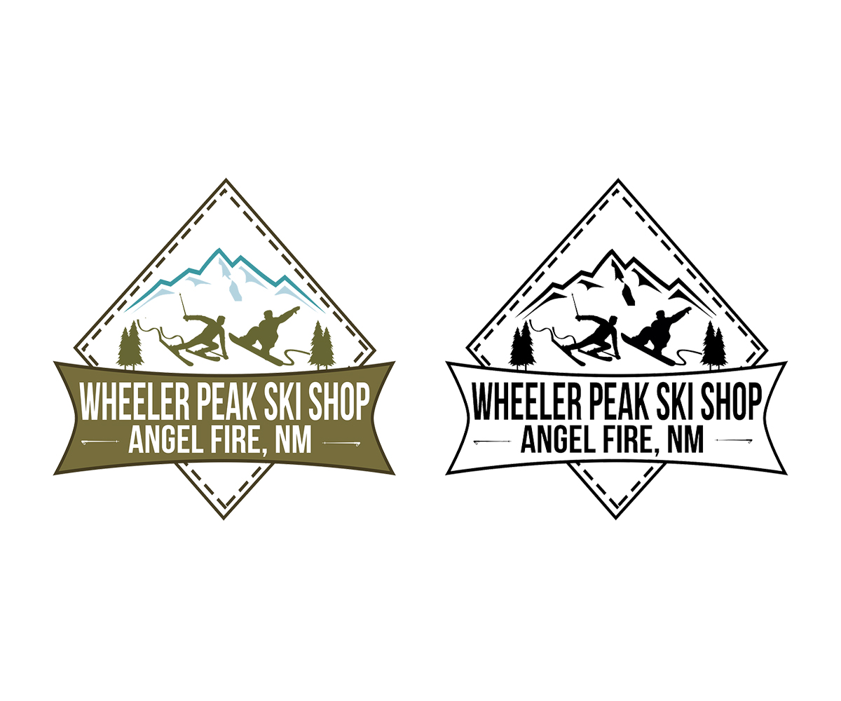 Masculine, Upmarket, Shop Logo Design for Wheeler Peak Ski Shop Angel ...