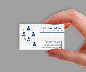 Problem Solver w/ systems, math, communication | 14 Business Card ...