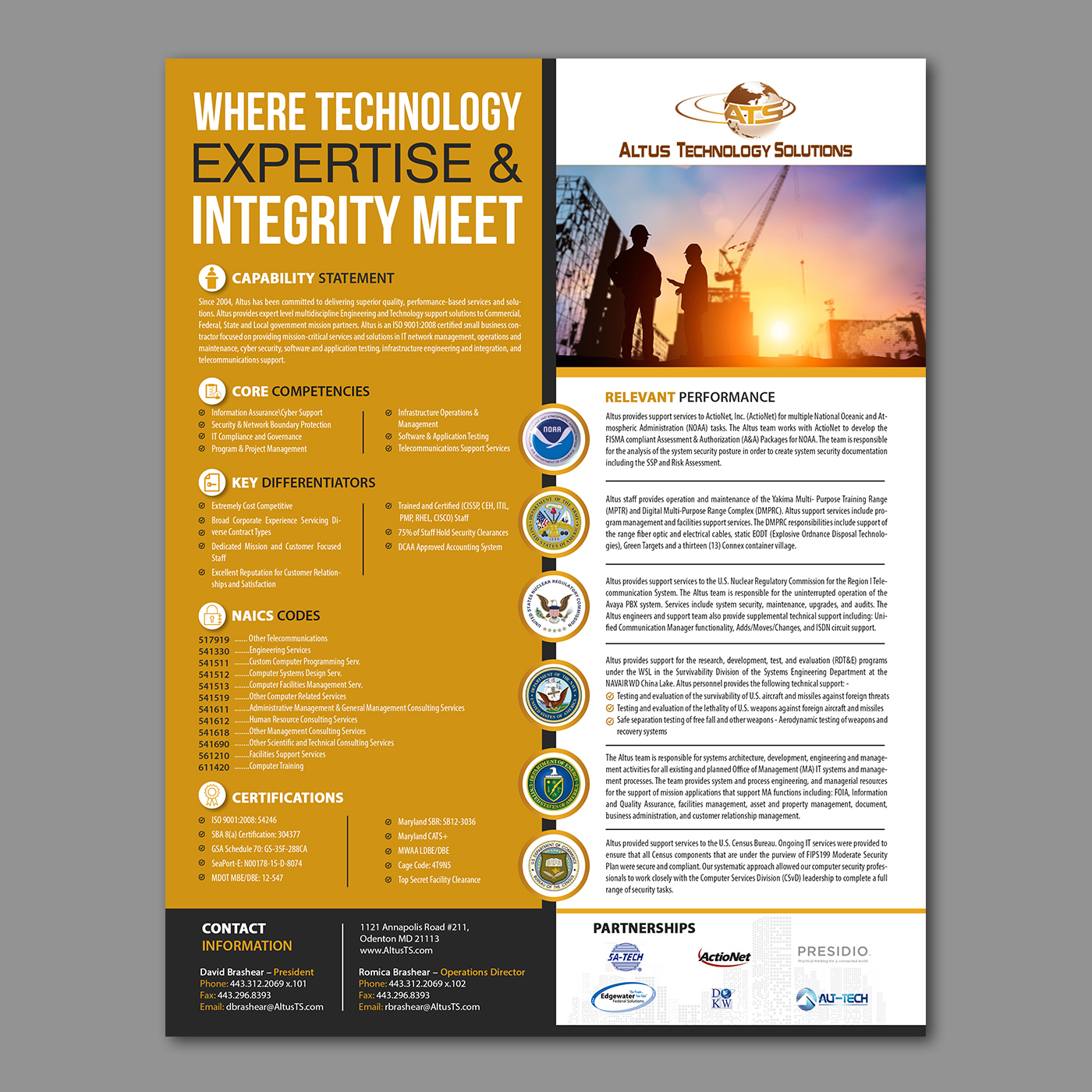Bold Serious Information Technology Flyer Design For A Company By 