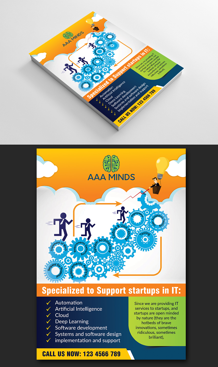 Bold, Modern, It Company Advertisement Design for a Company by ESolz ...