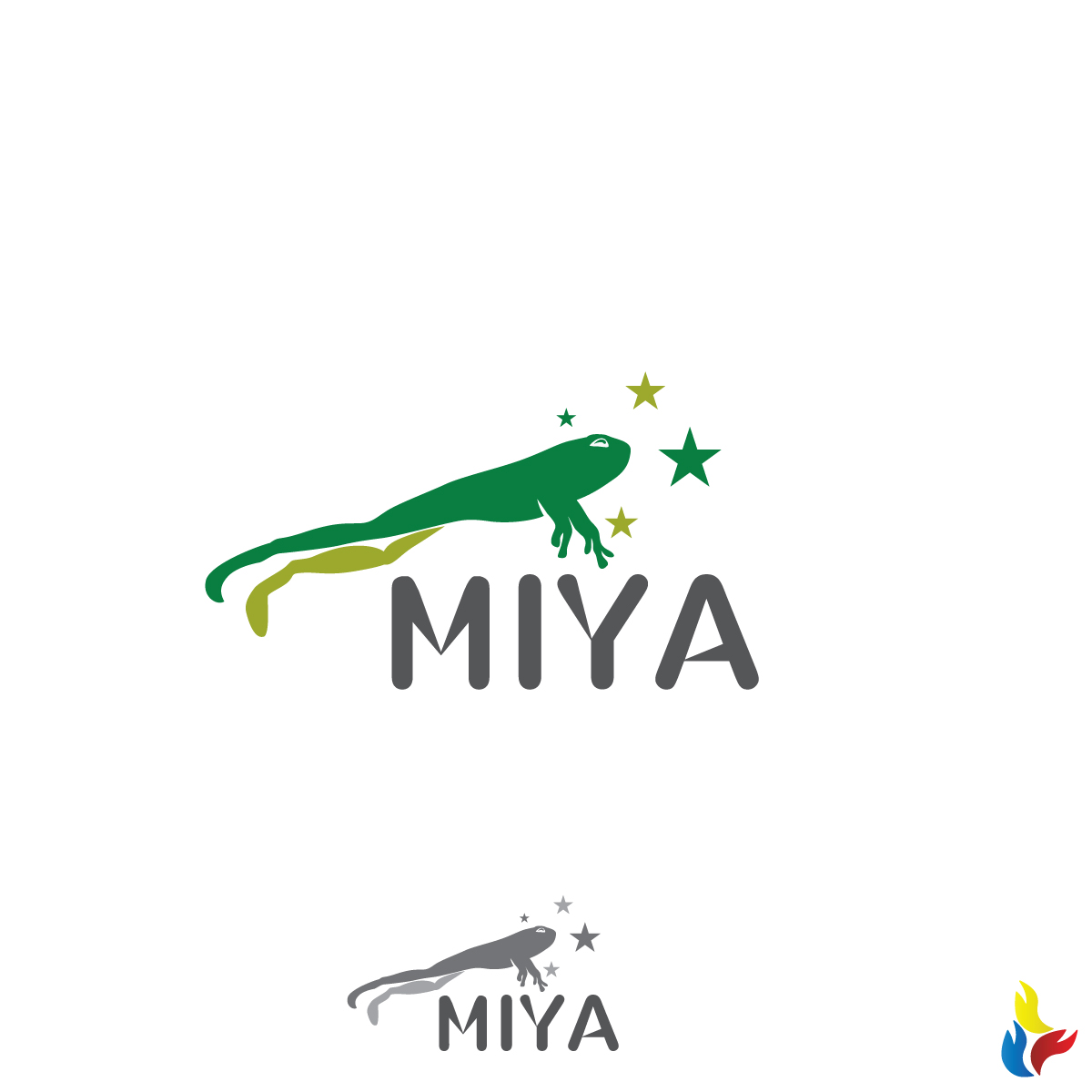 Colorful, Bold, Games Logo Design for MIYA by Kreative Fingers | Design ...