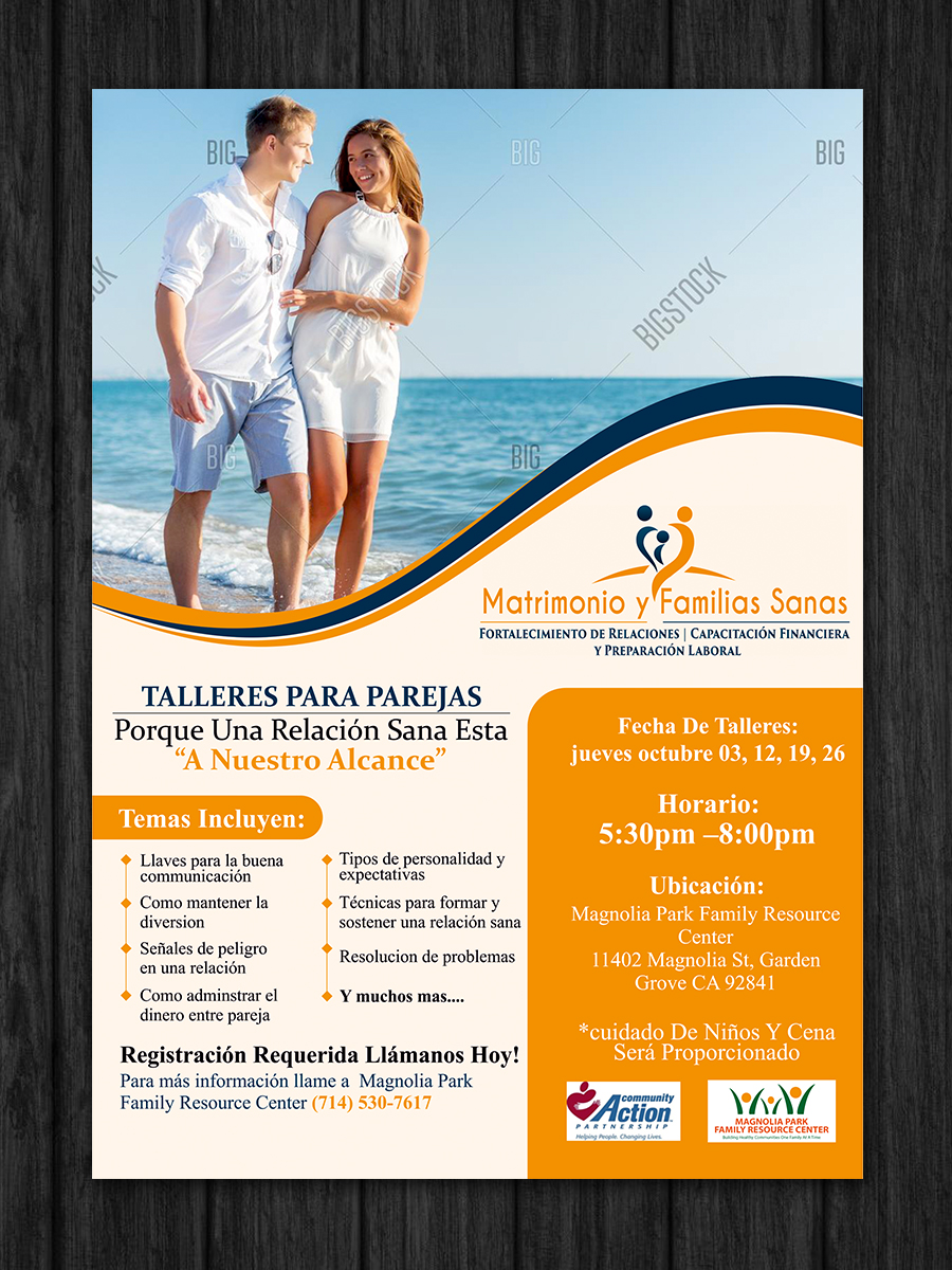 Masculine, Elegant Flyer Design for Community Action Partnership of ...