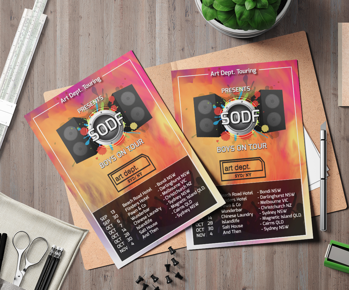 Modern, Upmarket, Tour Flyer Design for a Company by HamzaMalik ...