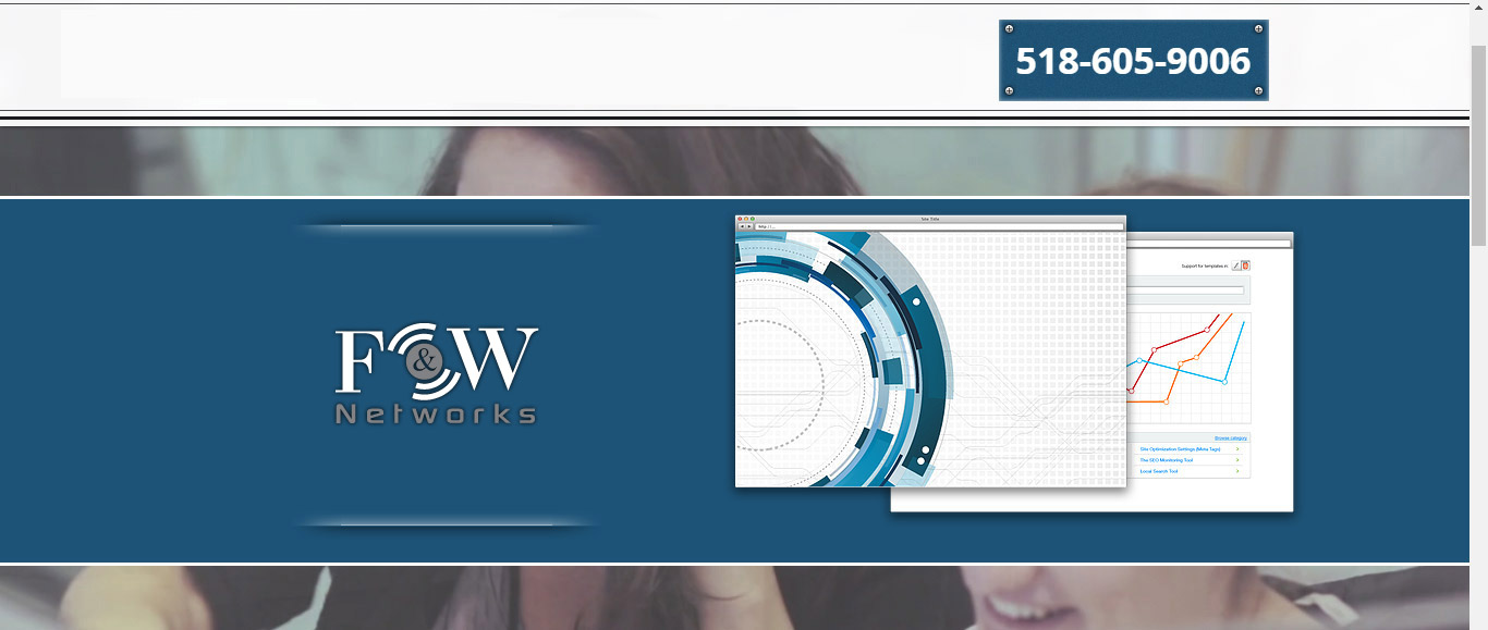F & W Computer Networks logo design for my website and other marketing ...