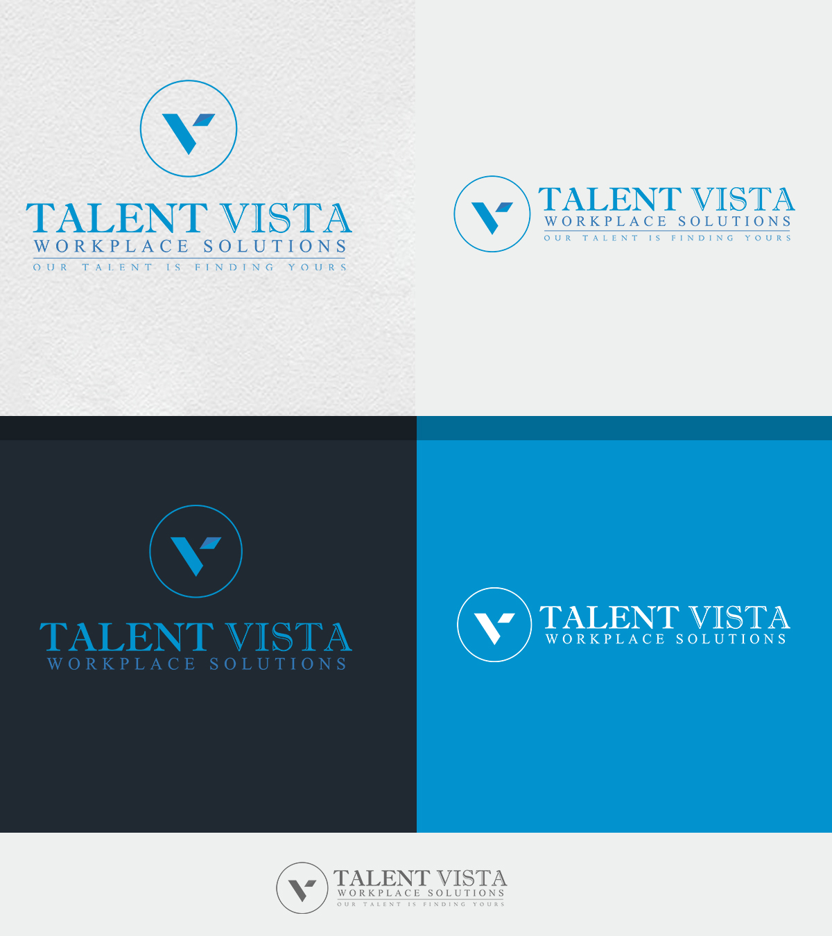 Modern, Professional, Recruitment Logo Design for Talent Vista ...