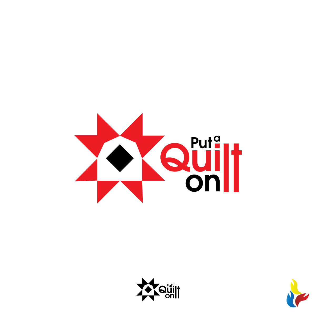 Bold, Playful, Business Logo Design for Put a Quilt on It by Kreative ...