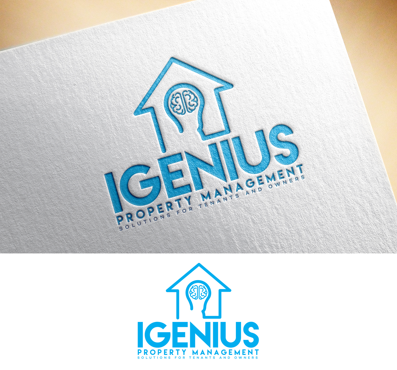 Bold, Serious, Property Management Logo Design for iGenius Property ...
