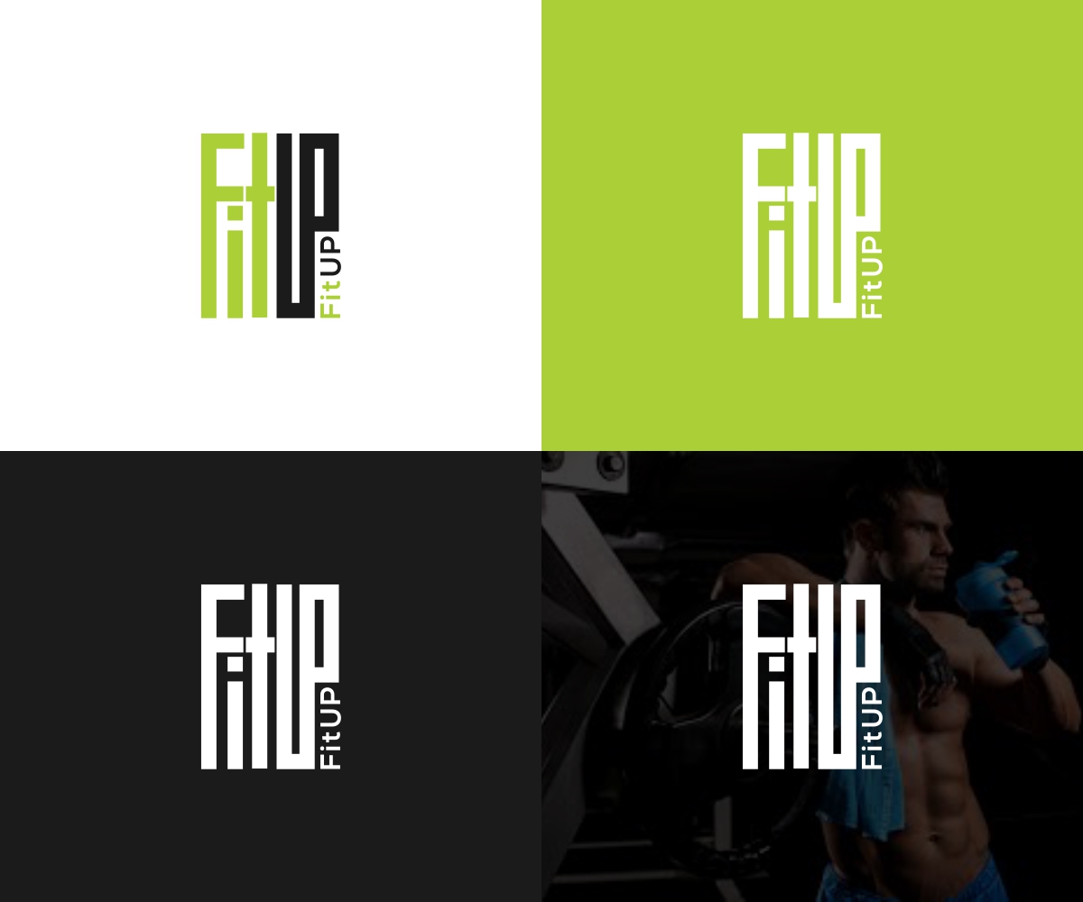 Modern, Upmarket, Fitness Logo Design for FitUP by Jenny | Design #16079990