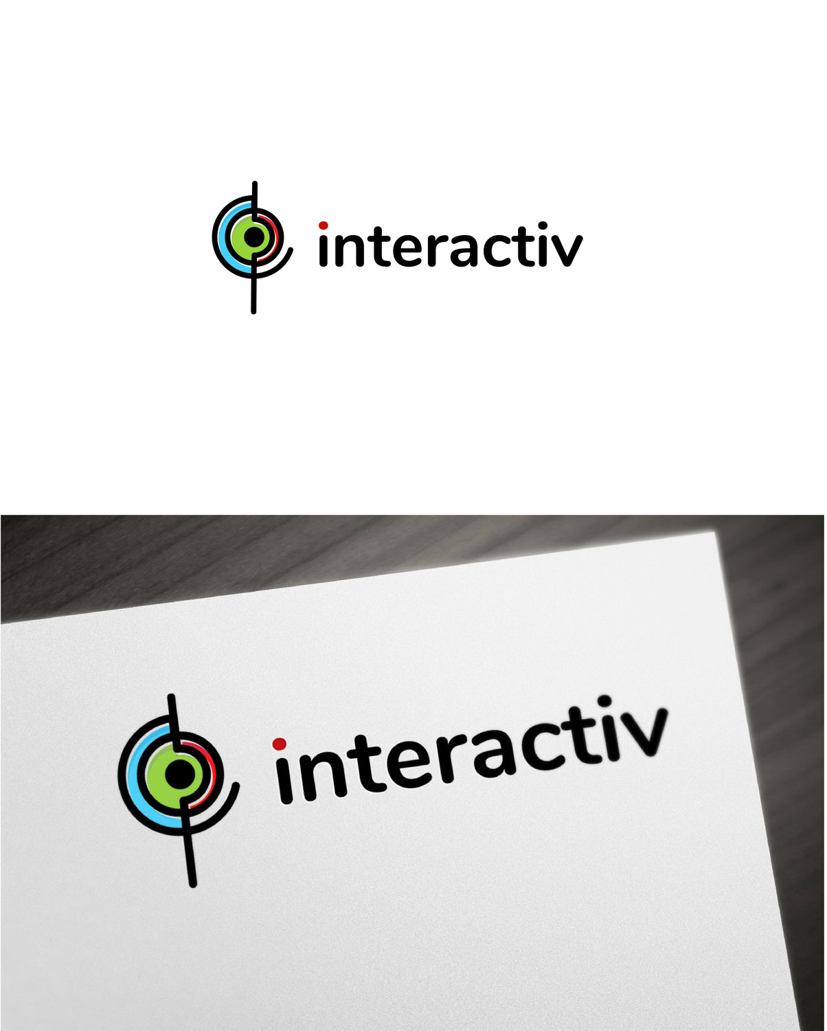Professional, Serious, It Company Logo Design for Interactiv (notice ...