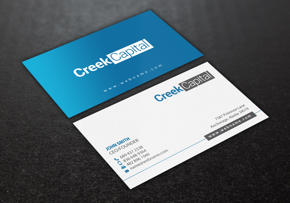 Serious, Traditional, Investment Business Card Design for Green Coast ...