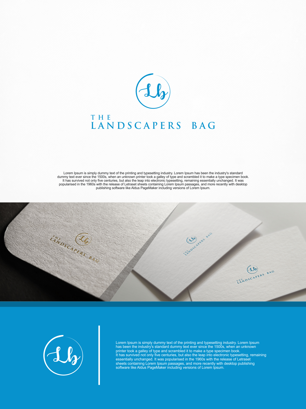 Bold, Modern, Landscape Gardening Logo Design for The Landscapers Bag ...