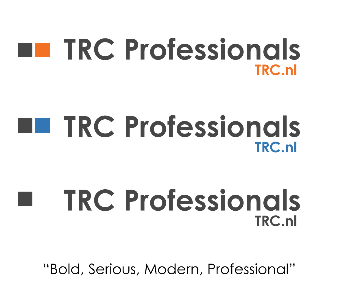 Bold, Serious, It Company Logo Design for TRC professionals and TRC.nl ...