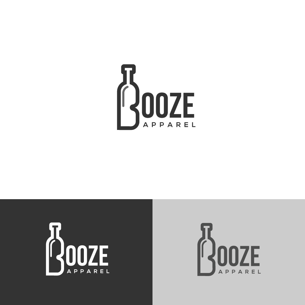 Upmarket, Modern, Retail Logo Design for Booze Apparel by ESolz ...