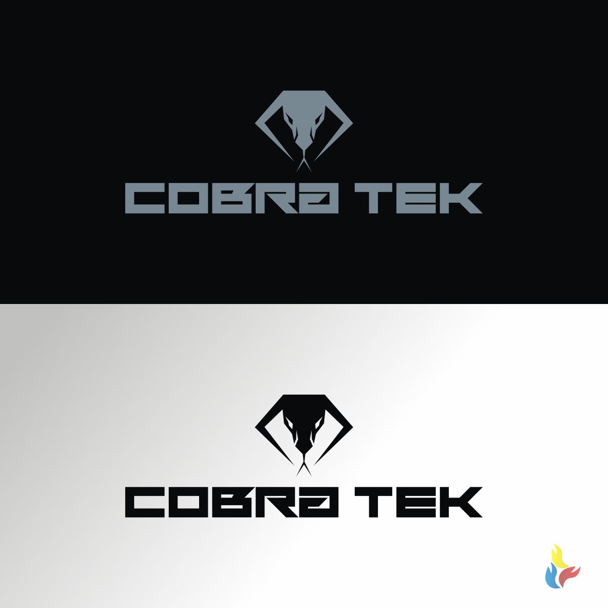 Bold, Masculine, It Company Logo Design for Cobra Tek by Kreative ...