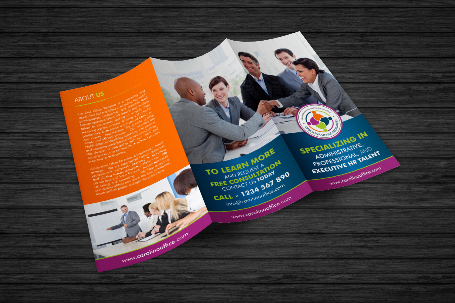 Serious, Bold, Recruitment Brochure Design for a Company by ecorokerz ...