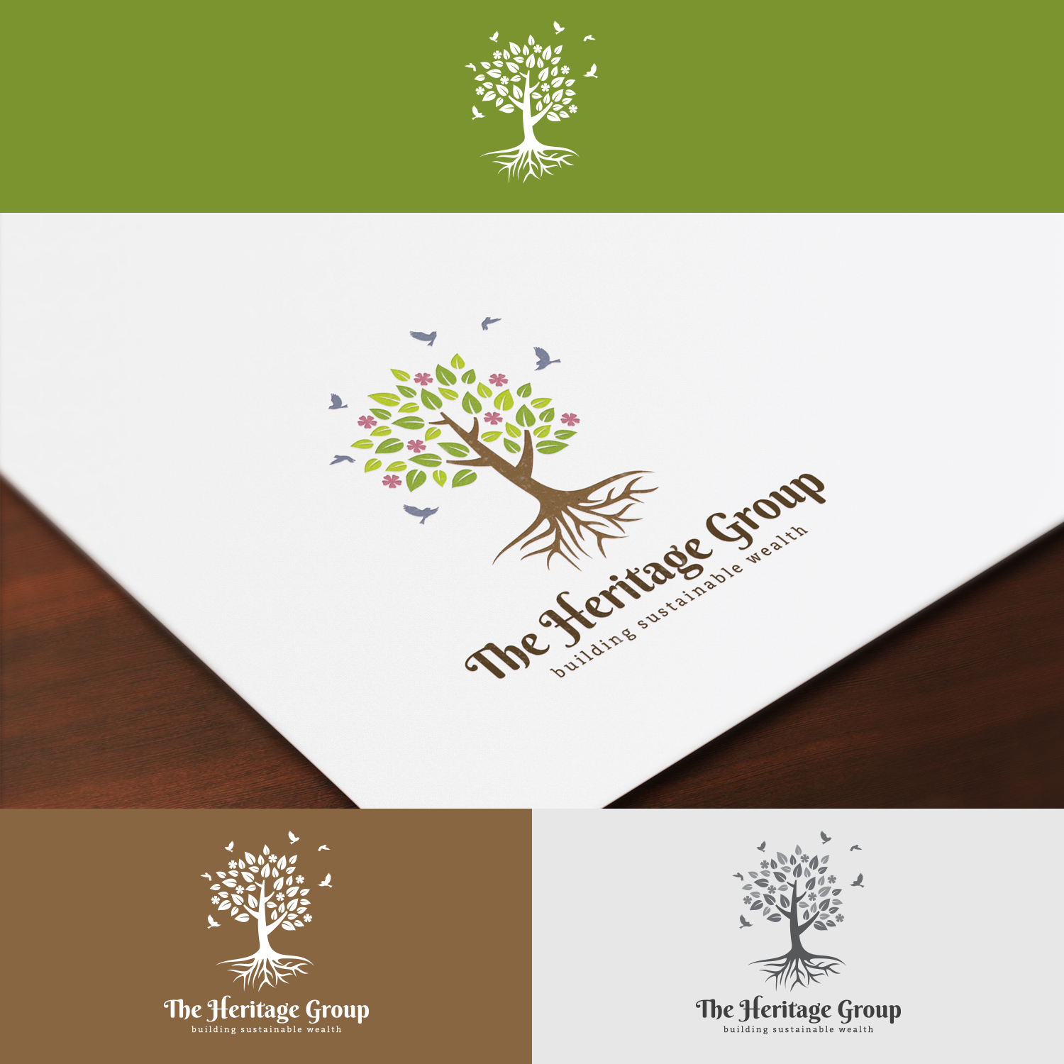 Personable, Bold, Financial Planning Logo Design for "The Heritage ...
