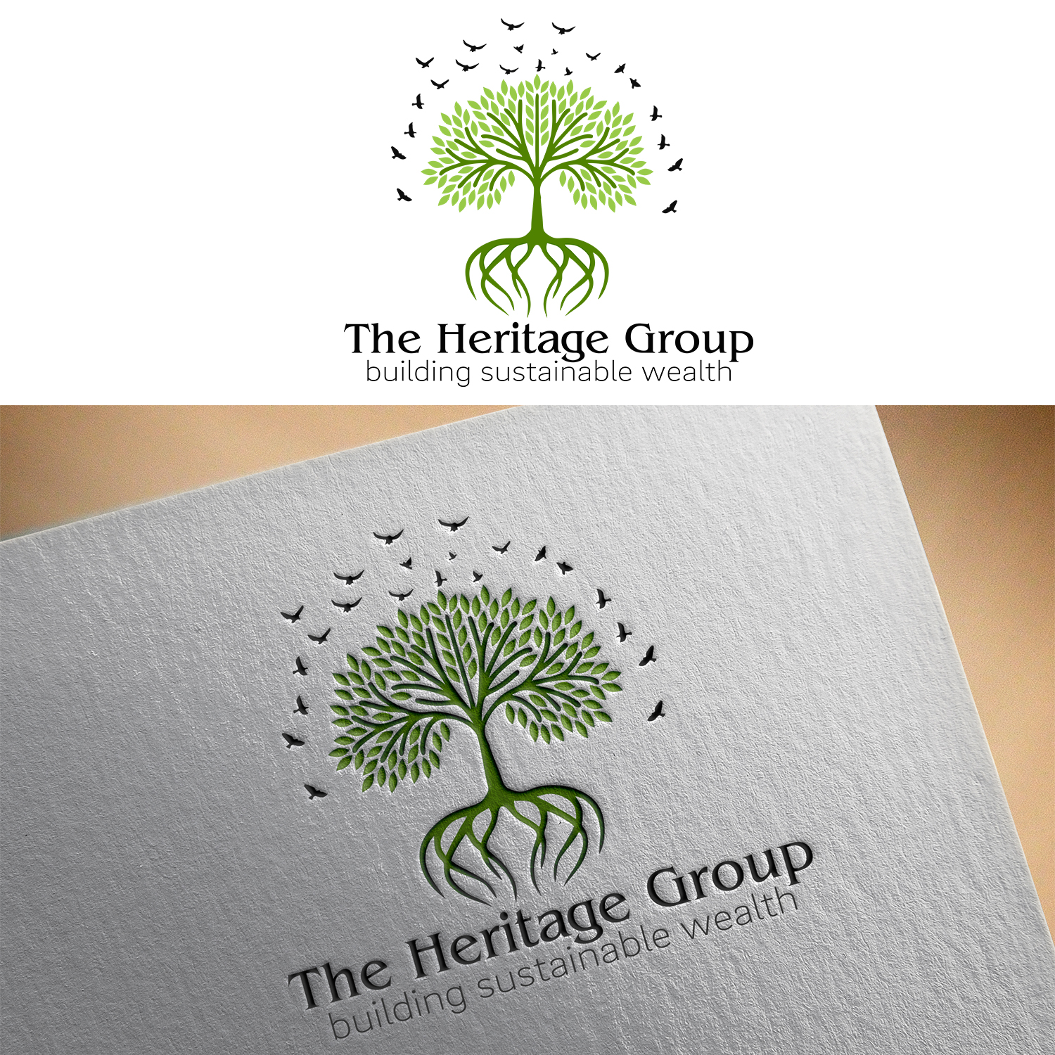 Personable, Bold, Financial Planning Logo Design for "The Heritage ...