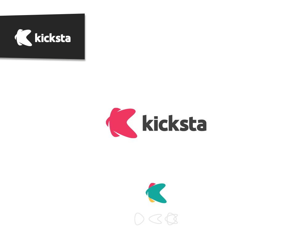 Playful, Modern, Social Logo Design for kicksta by folker | Design ...