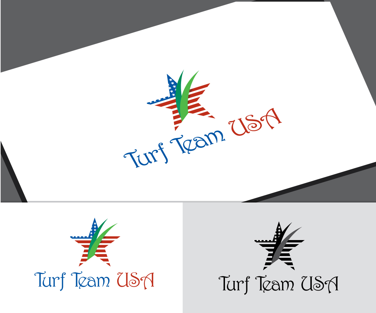 Playful, Modern, Landscape Logo Design for "Turf Team USA" . We are ...