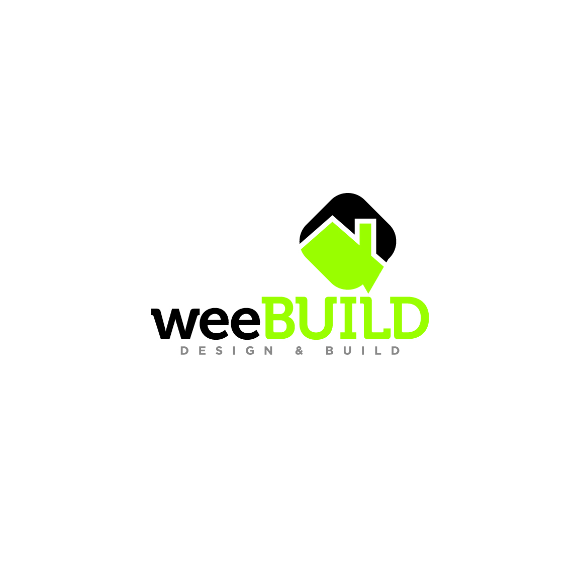 Playful, Bold, Construction Company Logo Design for weeBUILD Design ...