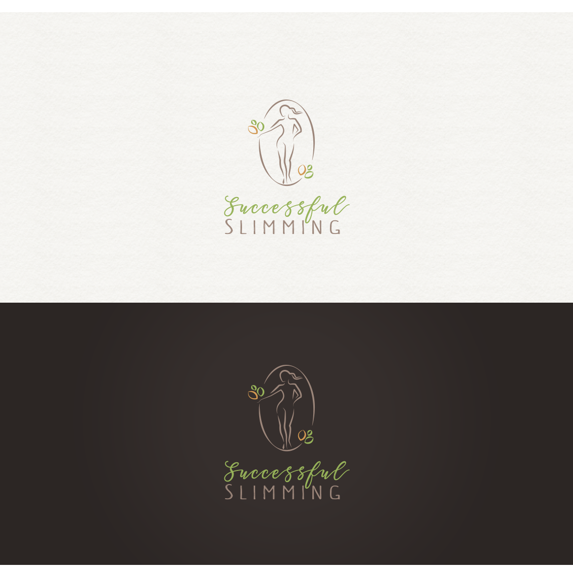 Feminine, Colorful, Weight Logo Design for Successful Slimming by ne ...