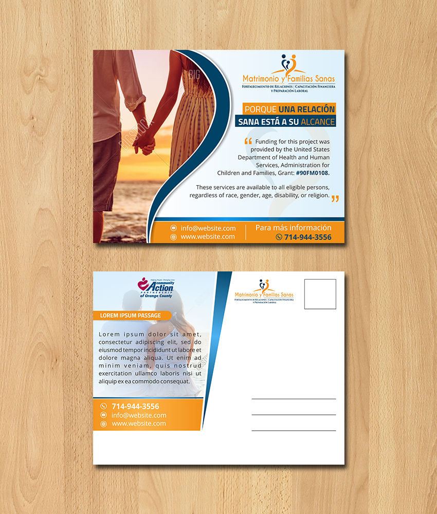 Elegant, Playful, Marketing Postcard Design for Community Action ...