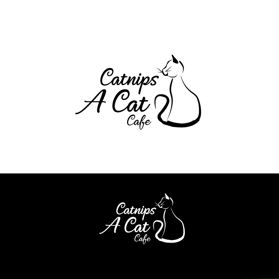 Feminine, Elegant, Coffee Shop Logo Design for Catnips A Cat Cafe by ...