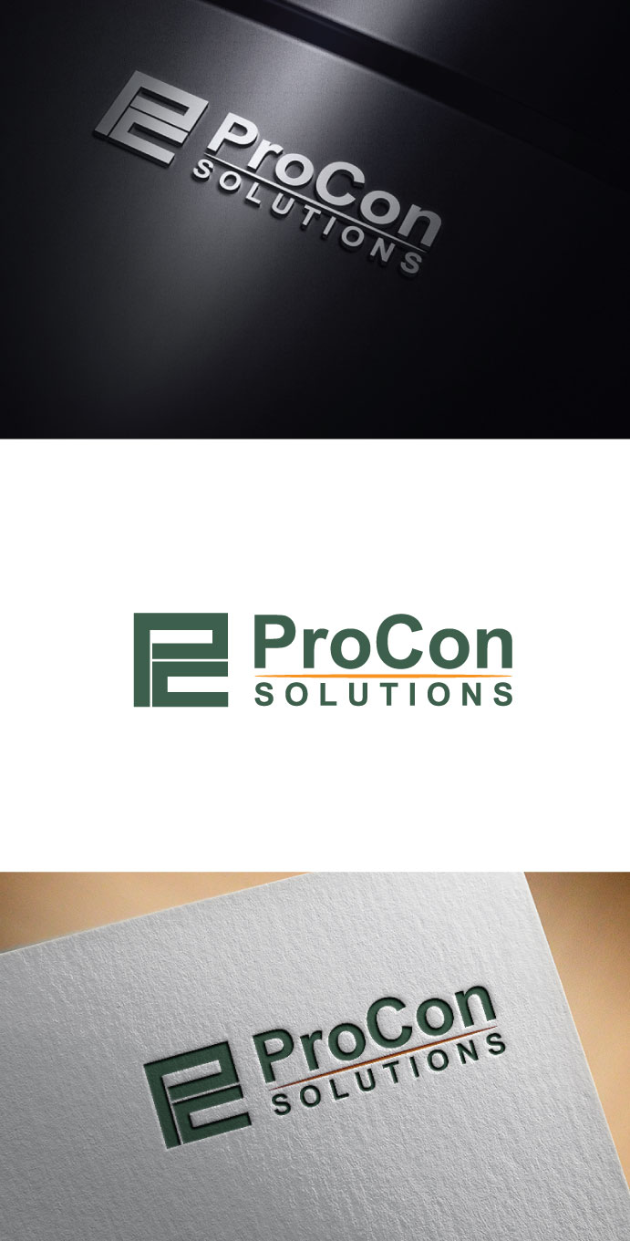 Serious, Professional, Construction Company Logo Design for ProCon ...
