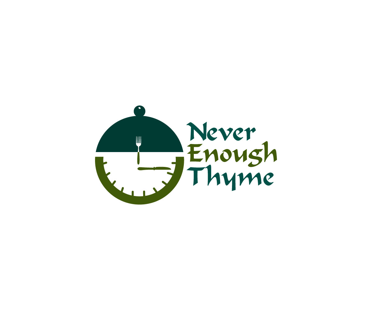 Personable, Playful, American Restaurant Logo Design for Never Enough Thyme by Jay Design ...