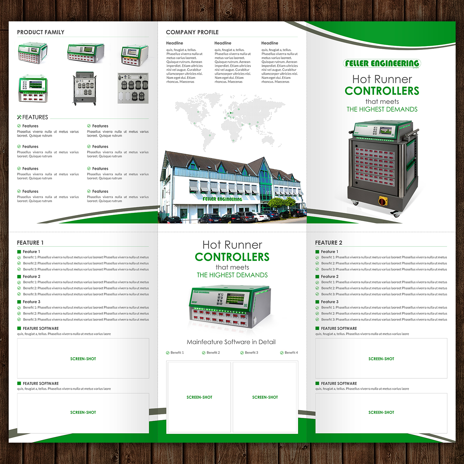 Modern, Professional, Plastic Flyer Design for Feller Engineering GmbH ...