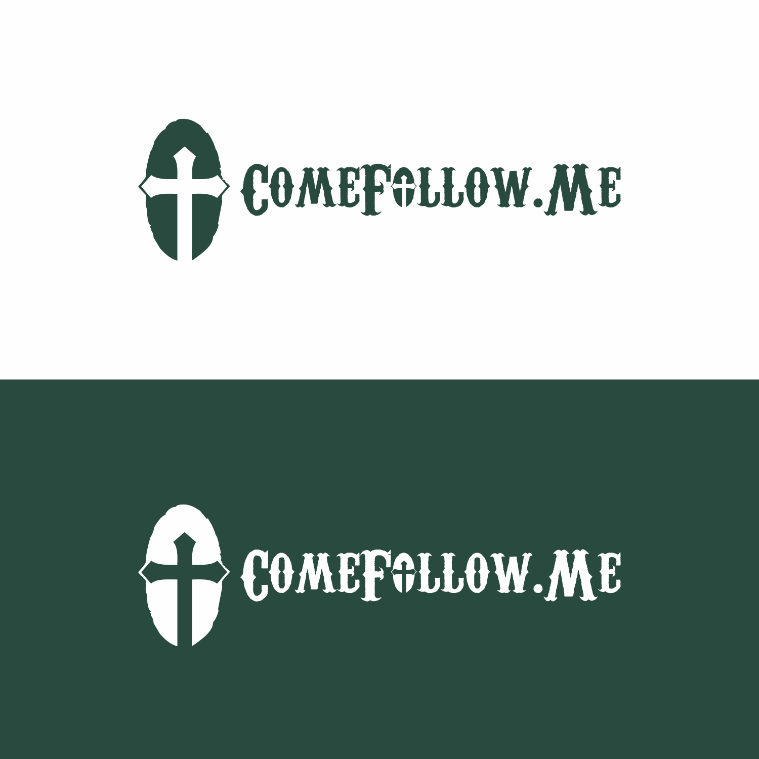 Bold, Masculine, Christian Logo Design for ComeFollow.Me by eugenv ...