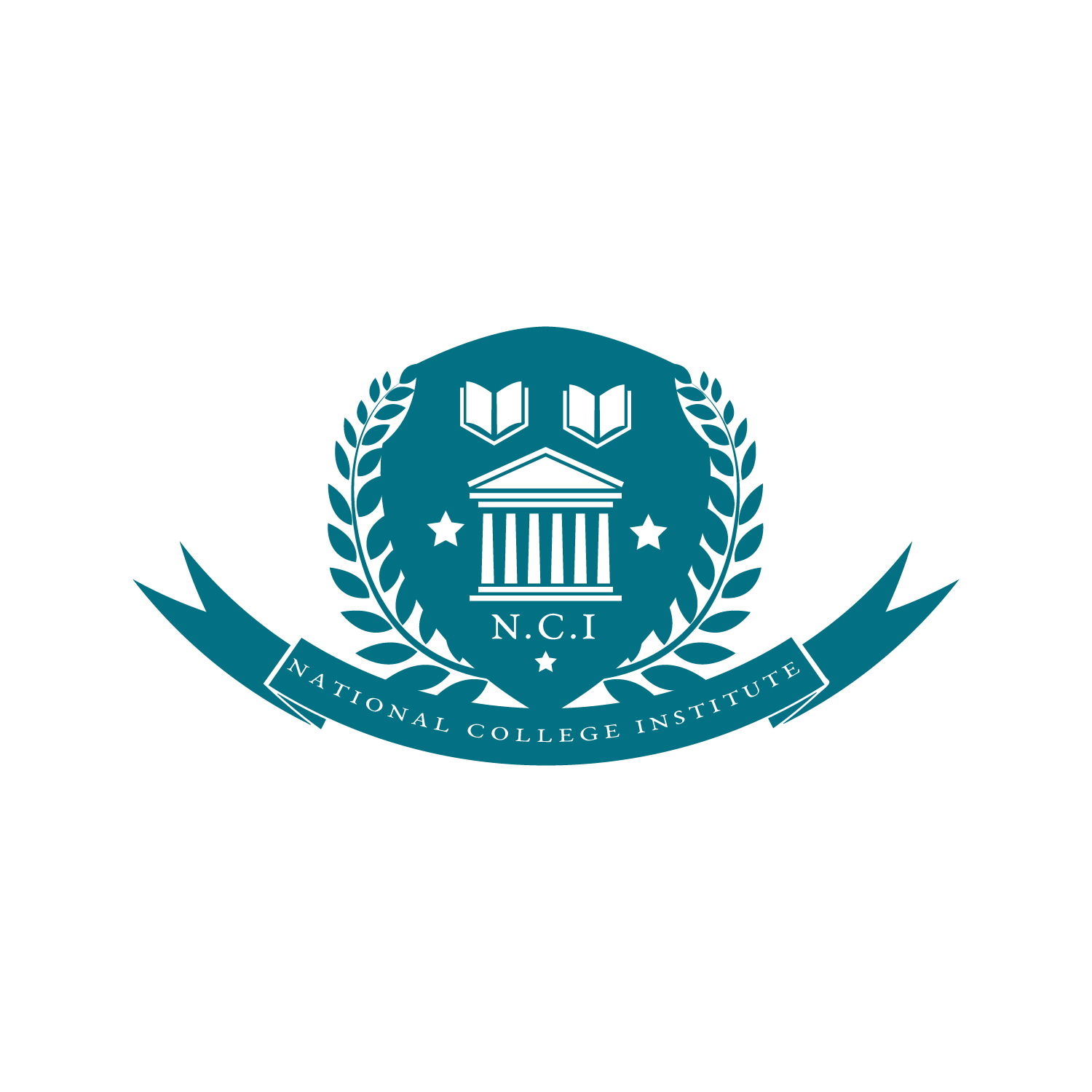 Serious, Modern, College Logo Design for National College Institute (N ...