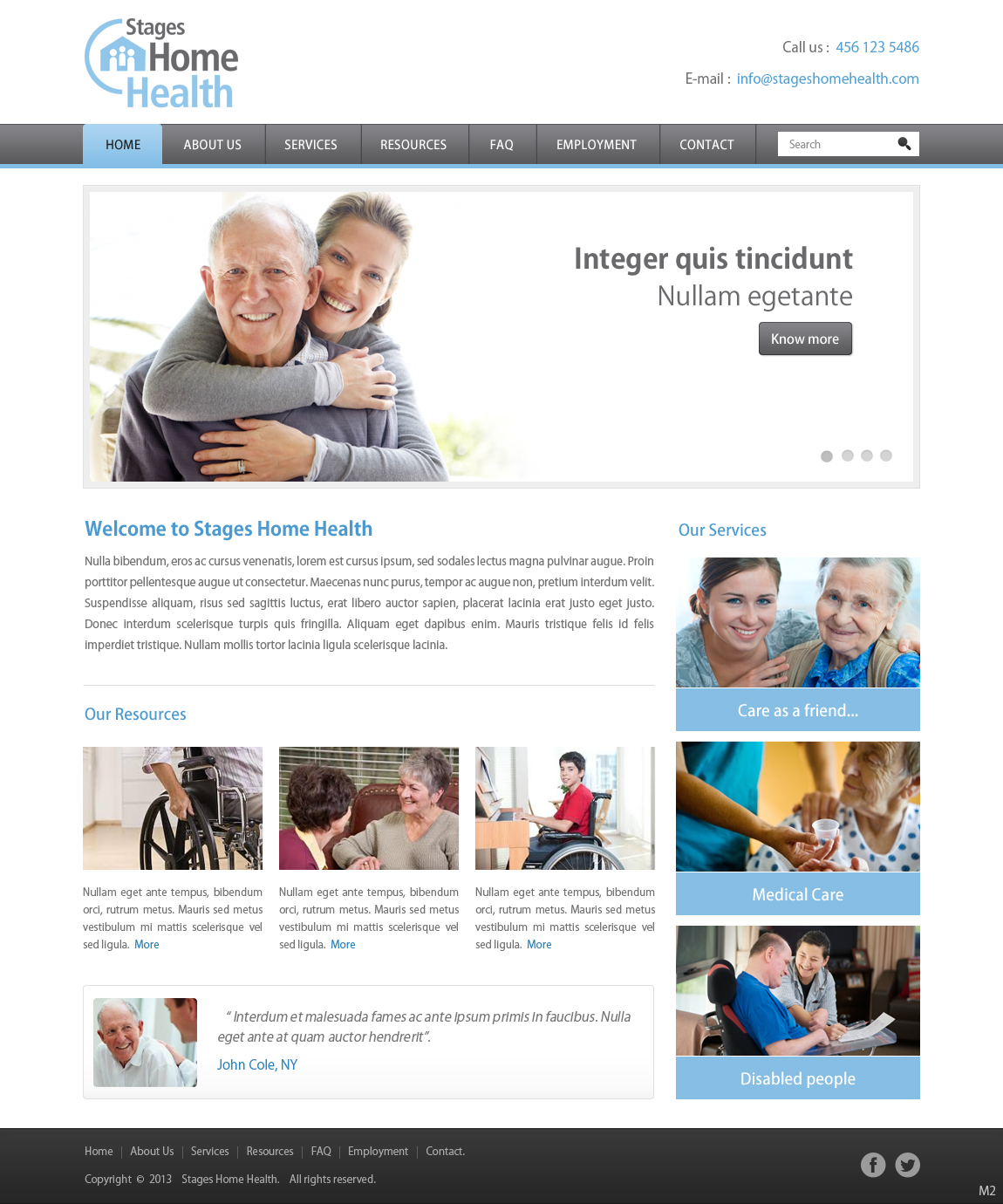 Serious, Elegant, Security Wordpress Design for Stages Home Health by ...